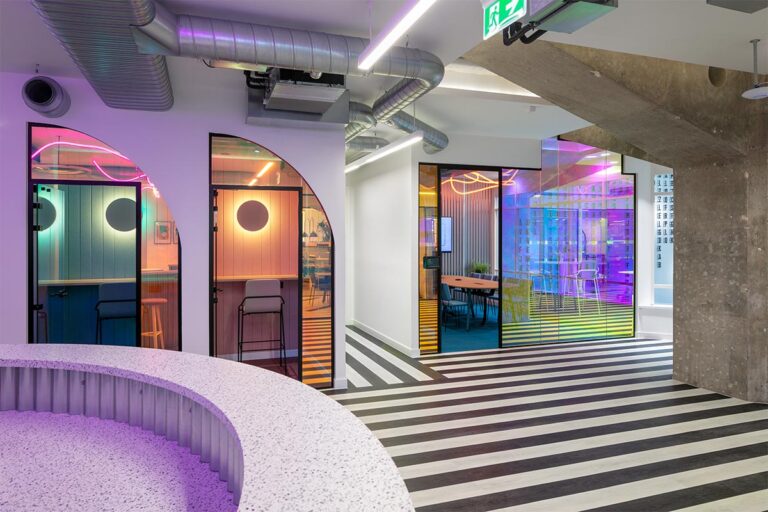 Huckletree: Bold Design at Express Building | ADT Workplace